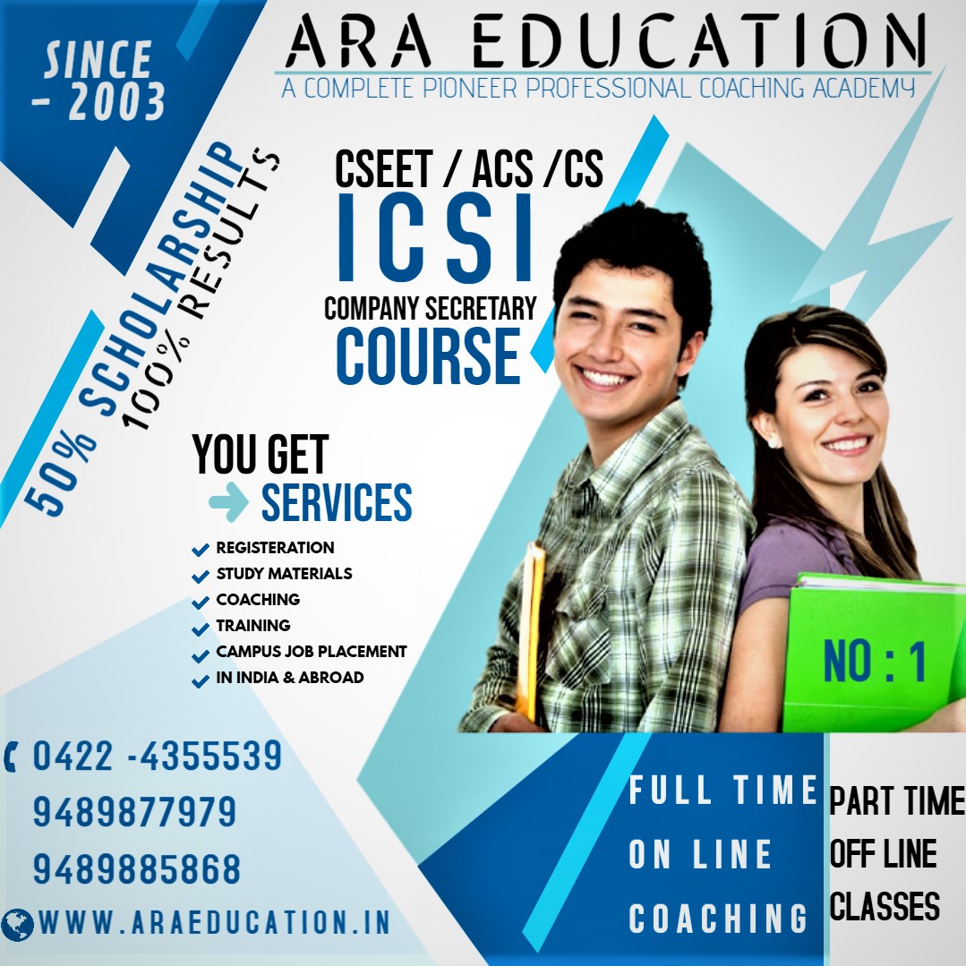Best CS Coaching Classes In Coimbatore - CS Coaching Classes In ...