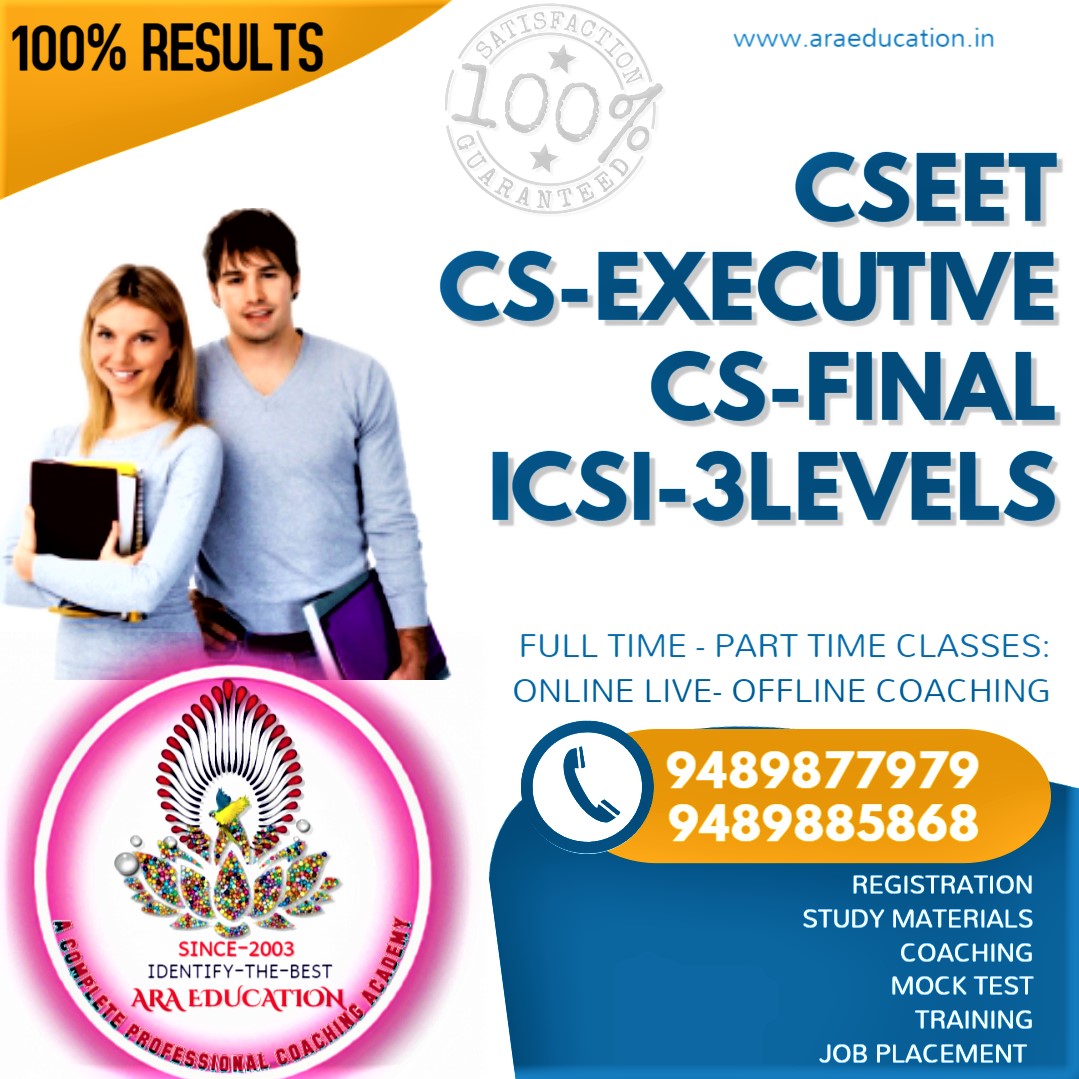 BEST Company Secretary Coaching Classes In Coimbatore-IMPORTANT ...